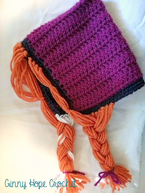 Ravelry: Frozen Anna Inspired Hat pattern by Danielle LaChance