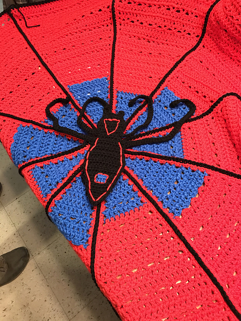 Ravelry: dleshea's Spiderman Web Afghan