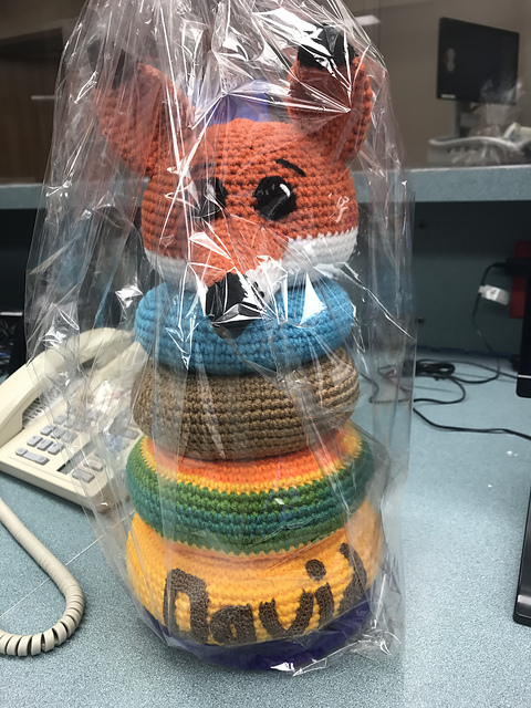 Ravelry: dleshea's Farm Animal Ring Stacker Fox