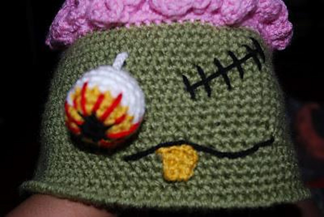 Ravelry: Zombie Brain Hat pattern by Donesia Margolis