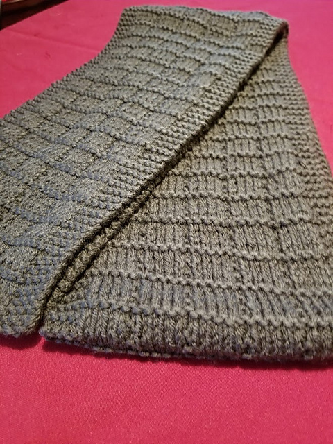 Ravelry: Scottish Squares Men's Scarf pattern by Denise Vrant