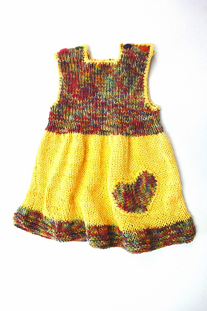 Ravelry: Li'l Heart Baby Dress pattern by Dana Biddle