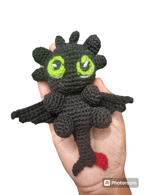 Ravelry: Toothless Amigurumi pattern by Divya S