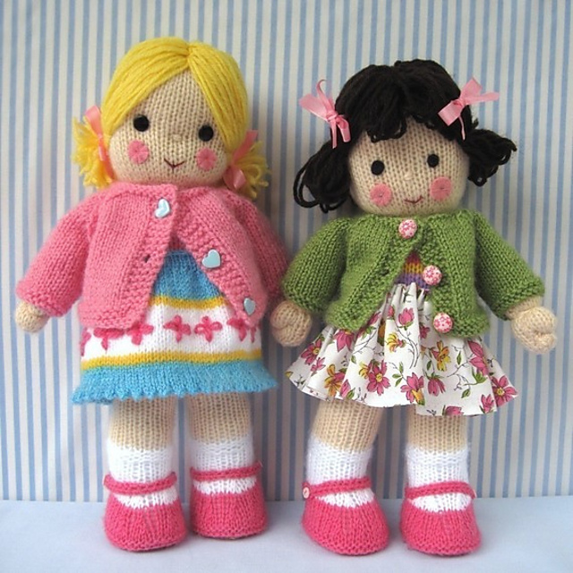 Ravelry: Polly and Kate pattern by Wendy Phillips