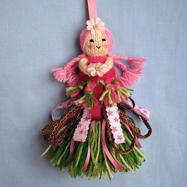 Ravelry: Tassel Doll to knit and stitch pattern by Wendy Phillips