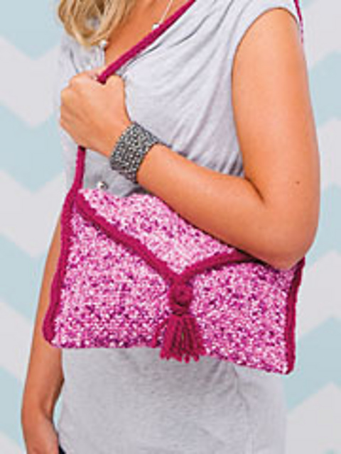 Ravelry: Loom-Knit Purse pattern by Brenda Myers