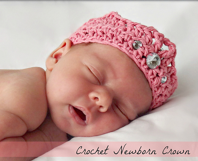 Ravelry: Beginner Newborn Crown pattern by domestic bliss squared