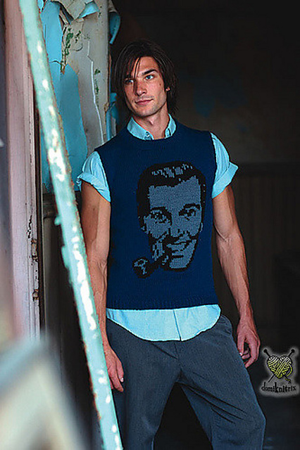 Ravelry: Bob Dobbs Vest pattern by Jennifer Stafford