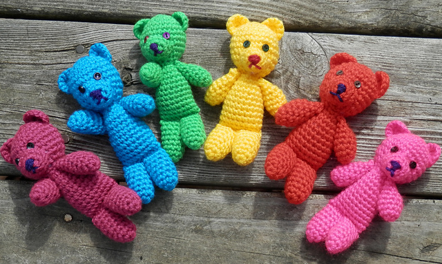Ravelry: Rainbow Bear pattern by Donna Childs