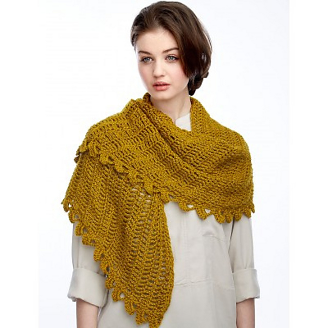 Ravelry: Slice of Nice Shawl pattern by Bernat Design Studio