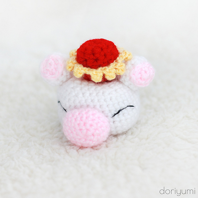 Ravelry: Final Fantasy Type-0 Moogle pattern by Doris Yu