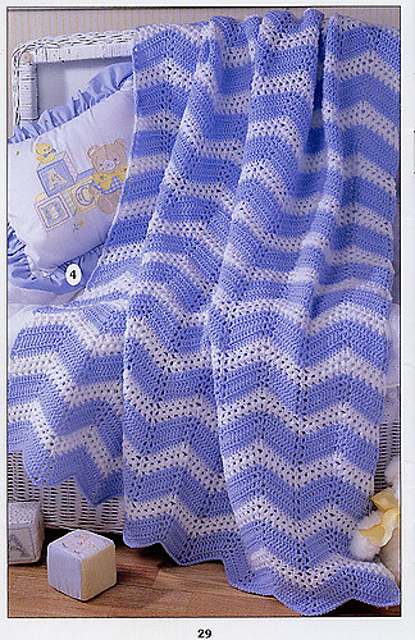 Ravelry: Baby Blue Afghan pattern by Jennine Korejko