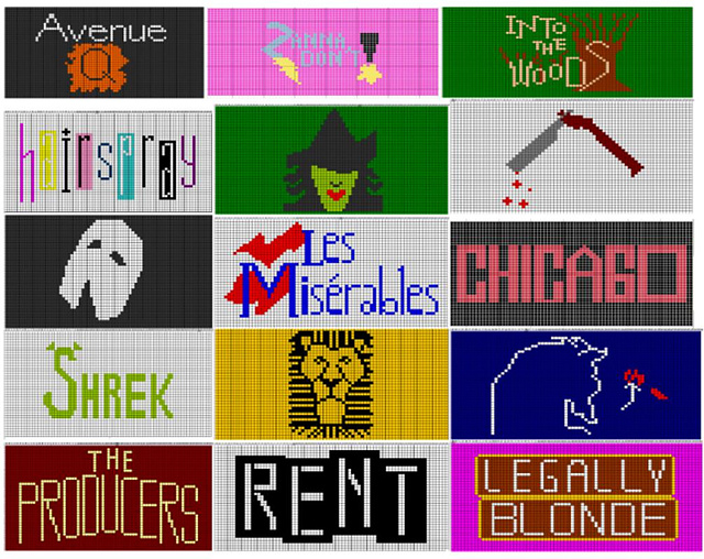 Ravelry: Broadway Panel Afghan pattern by Jessica Evans