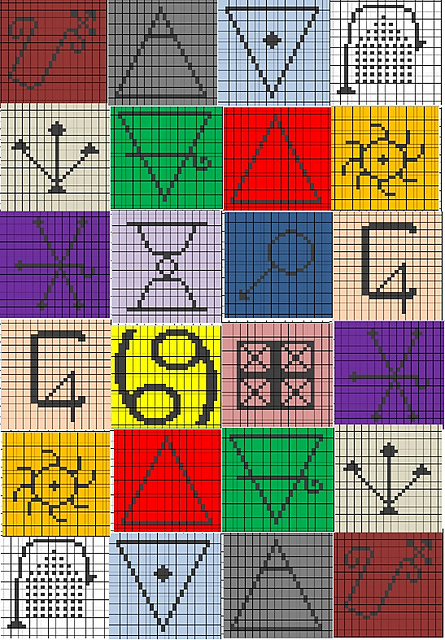 Ravelry: Alchemy Afghan Panels pattern by Jessica Evans