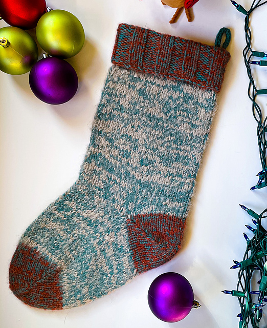Ravelry: The Warm & Cozy Stocking pattern by Caleb Talbot