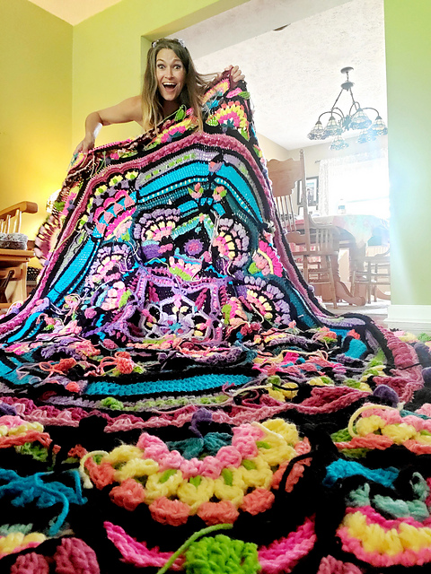 Ravelry: dragonbird's Chrysalis Throw