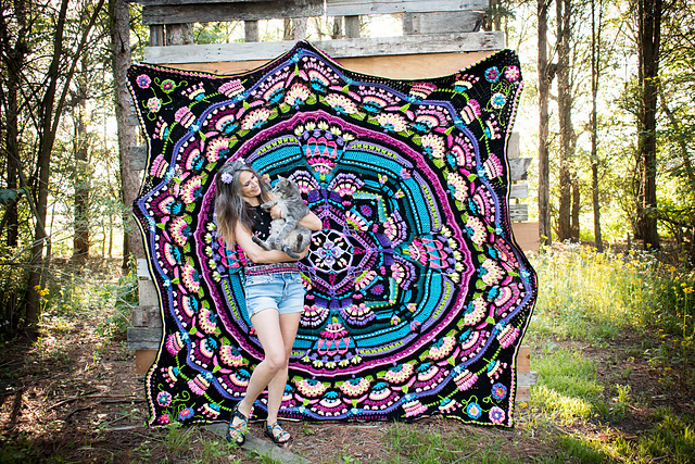 Ravelry: dragonbird's Chrysalis Throw