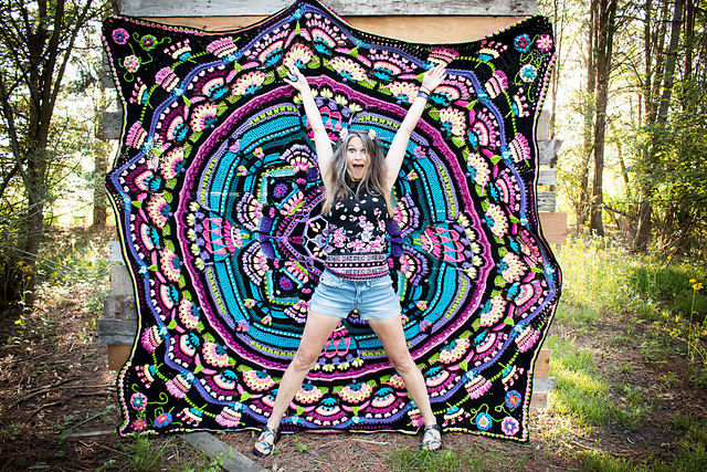 Ravelry: dragonbird's Chrysalis Throw