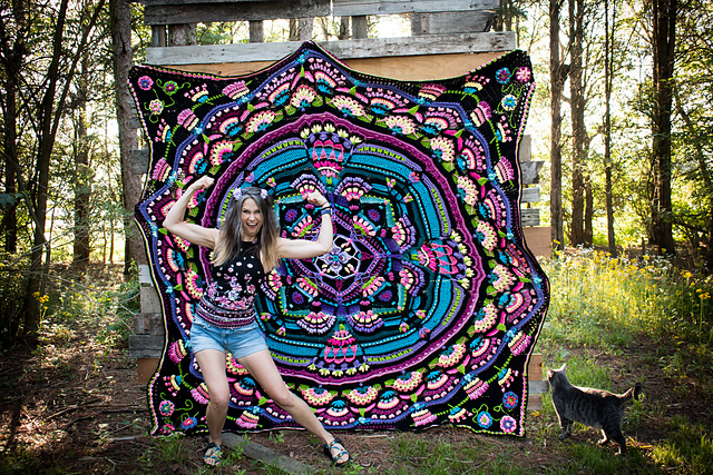 Ravelry: dragonbird's Chrysalis Throw