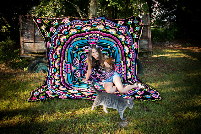 Ravelry: dragonbird's Chrysalis Throw