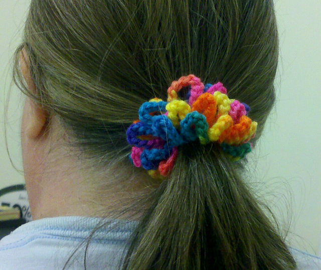 Ravelry: Chain Scrunchie pattern by Tenna Sutfin