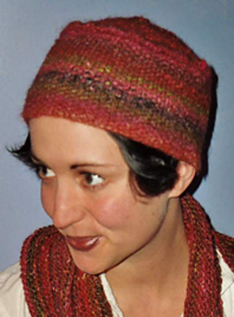 Ravelry: Linen Stitch Pillbox Hat with Garter Scarf pattern by Jessica ...