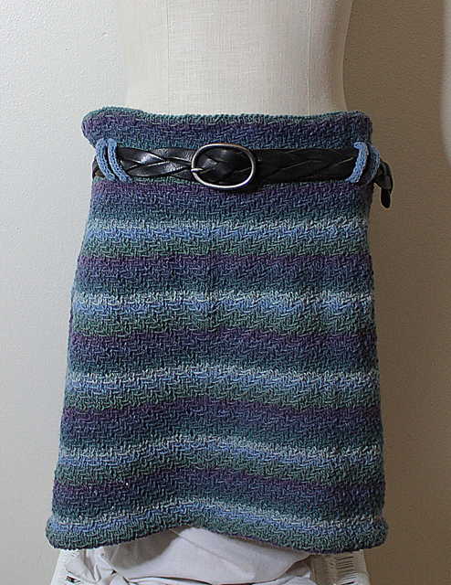 Ravelry: Tweed Striped Skirt pattern by Jessica Fenlon Thomas
