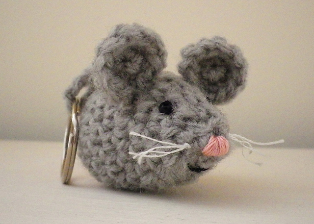 Ravelry: Nesta the Mouse key chain pattern by Christina Eady