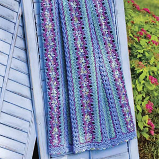 Ravelry: Monet Stripes Afghan pattern by Katherine Eng