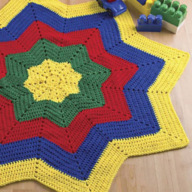 Ravelry: Circus Star Afghan pattern by Johanna Dzikowski