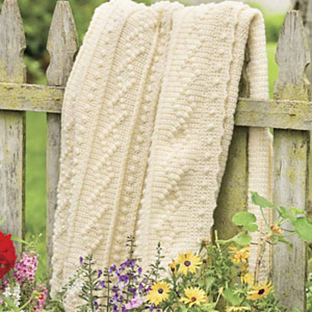 Ravelry: Aran Strips pattern by Monica Kancel-Costello