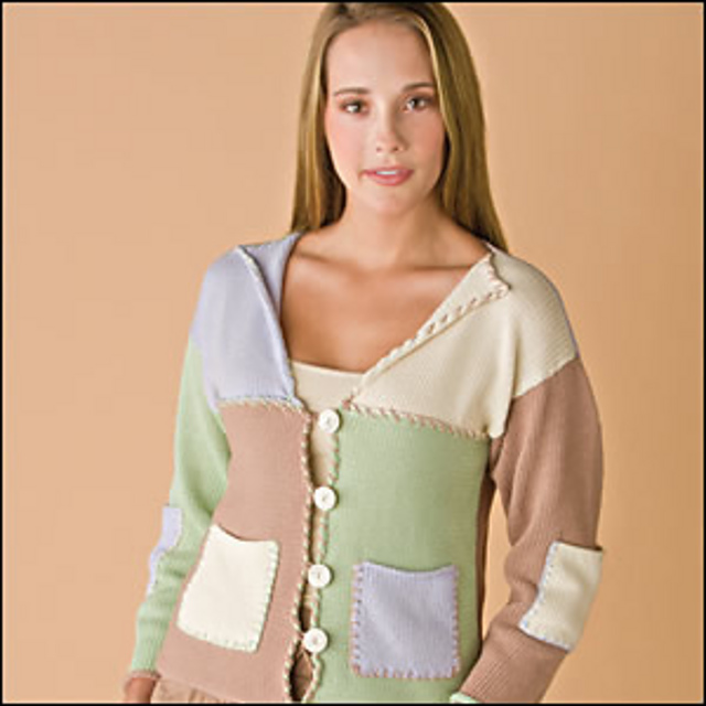 Ravelry: Spring Patchwork Jacket pattern by Lorna Miser