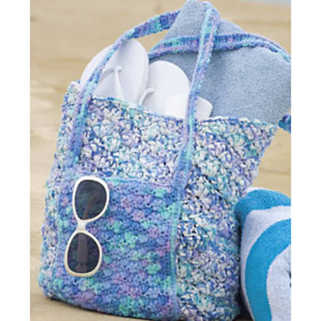 Ravelry: Ocean Waves Beach Bag pattern by Lori Zeller