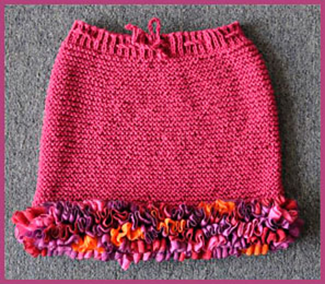 Ravelry: Girl's Ruffled Skirt pattern by Cathy Campbell
