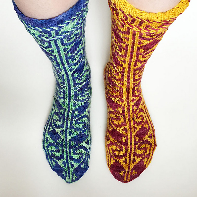 Ravelry: Turkish Delight Socks pattern by Donna Druchunas