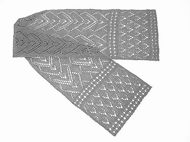 Ravelry: Chevron Scarf pattern by Donna Druchunas