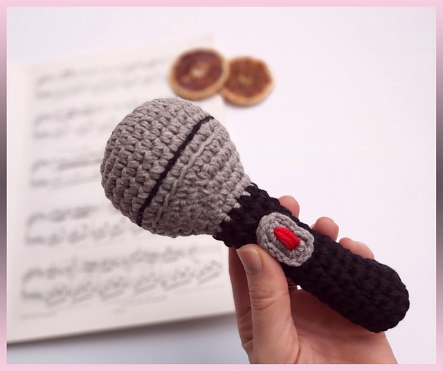 Ravelry: Microphone Rattle pattern by Zorba Katerina