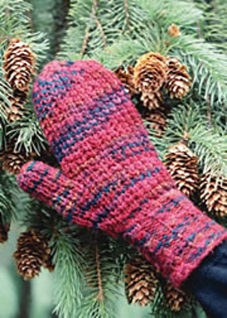 Ravelry: Broken Rib Stitch Mittens pattern by Leslie Taylor
