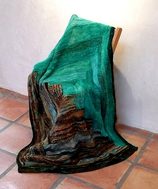 Ravelry: Dyelot Yarn Log Cabin Afghan pattern by Liz Ungar