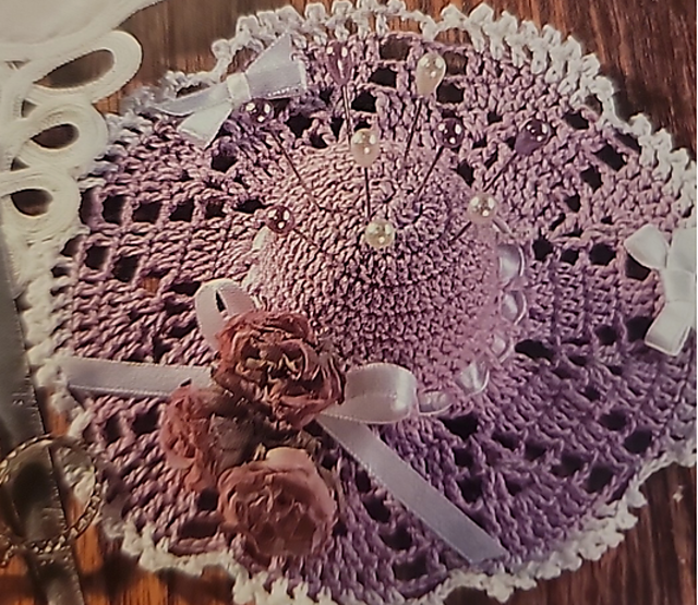 Ravelry: Purple Hat Pincushion pattern by Annie Potter