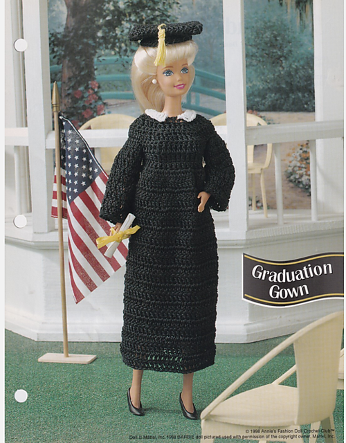 Ravelry: Graduation Gown pattern by Beverly Mewhorter