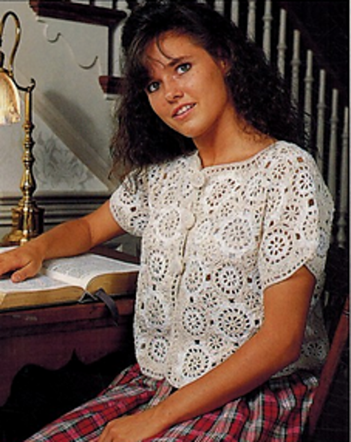 Ravelry: Circle Motif Vest pattern by Harris Publications, Inc.