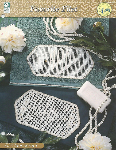 Ravelry: Filet Monogram pattern by Agnes Russell
