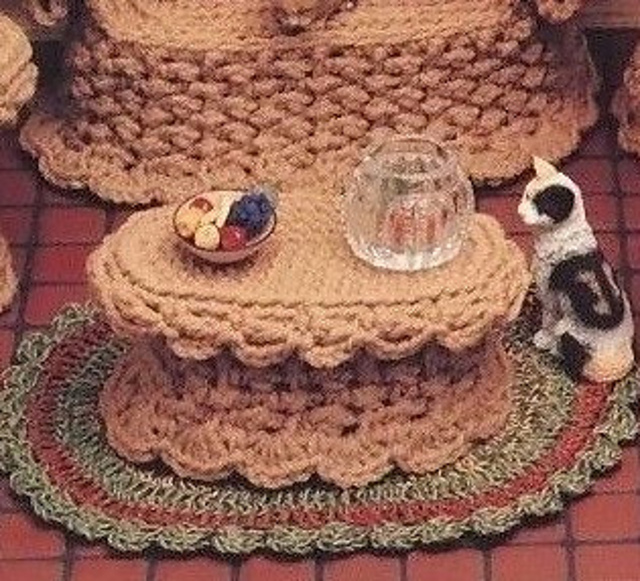 Ravelry: The Veranda: Wicker Coffee Table pattern by Annie Potter