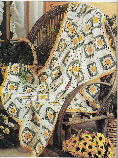 Ravelry: Daisy Garden Afghan pattern by Maggie Weldon