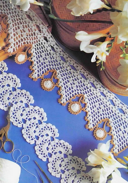 Ravelry: Fan and Marigold Lace pattern by Les Editions de Saxe