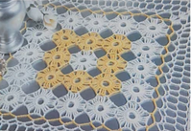 Ravelry: Two-Tone Square pattern by Glendola Hodges