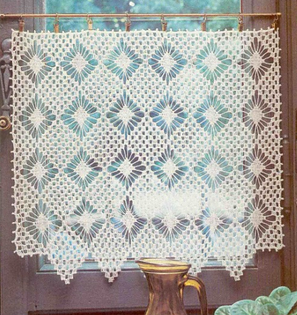 Ravelry: Diamond Cafe Curtain pattern by Glendola Hodges