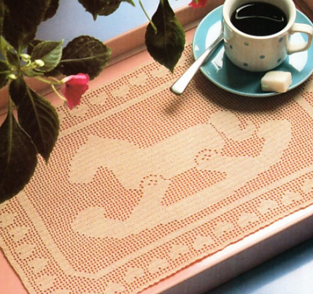 Ravelry: Rocking horse tray mat pattern by Ronell Harris