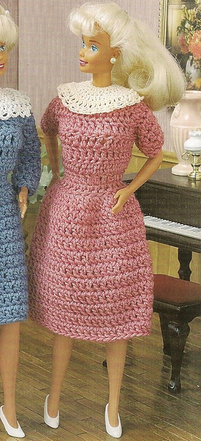 Ravelry: Afternoon Attire: Pink Dress pattern by Elizabeth Ann White